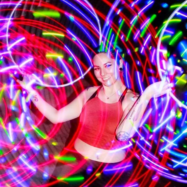 Buy LED Hula Hoop, Light Up Hula Hoop, Glow Hoop | UltraPoi