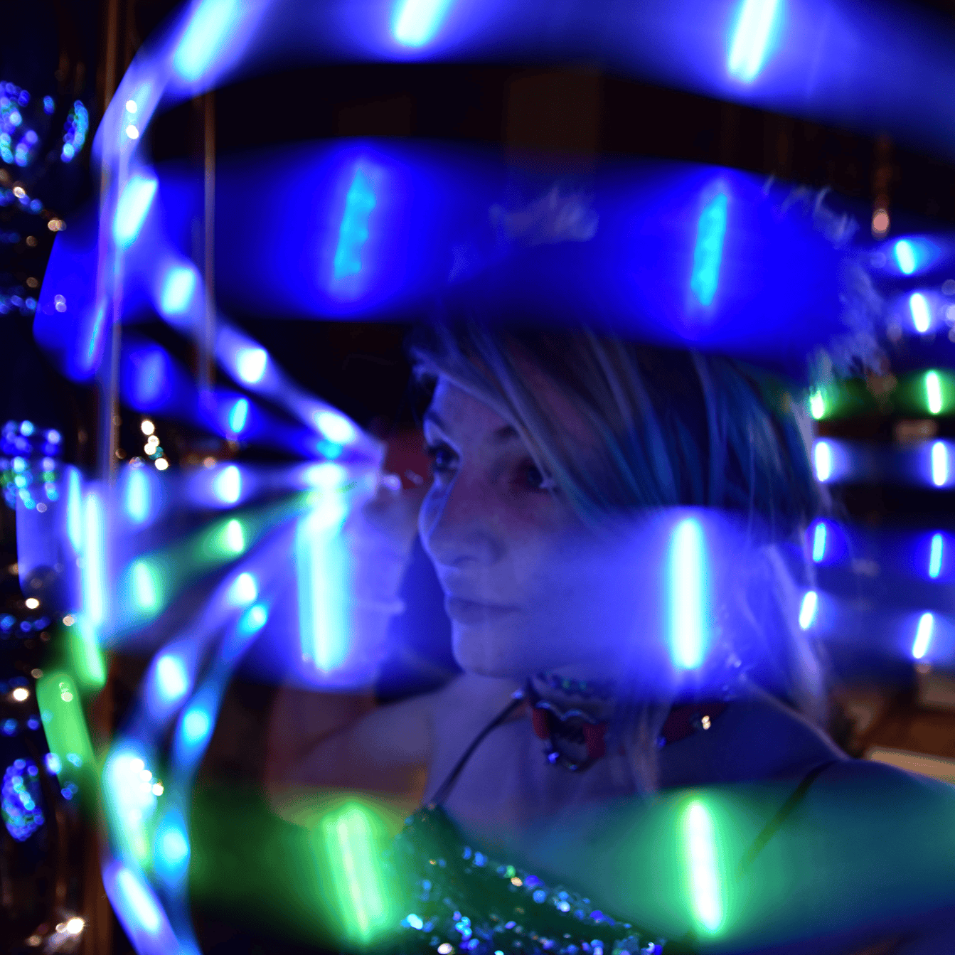 Buy LED Hula Hoop, Light Up Hula Hoop, Glow Hoop | UltraPoi