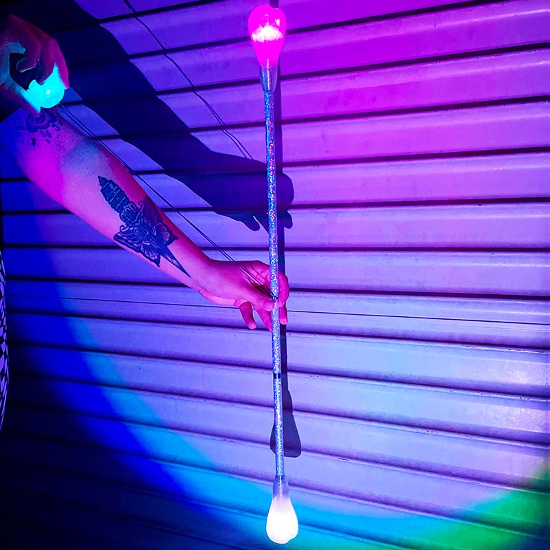 LED Levitation Spinning Light Flow Wand | UltraPoi