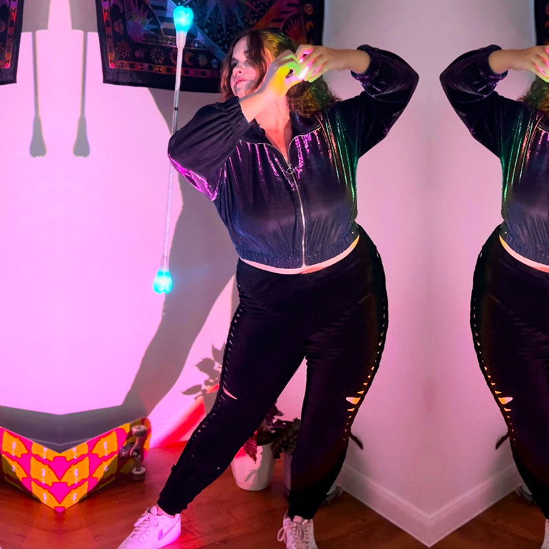 LED Levitation Spinning Light Flow Wand | UltraPoi