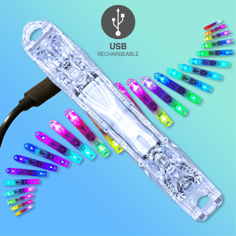 Helix Poi Pro | Swinging LED Glow Sticks | UltraPoi