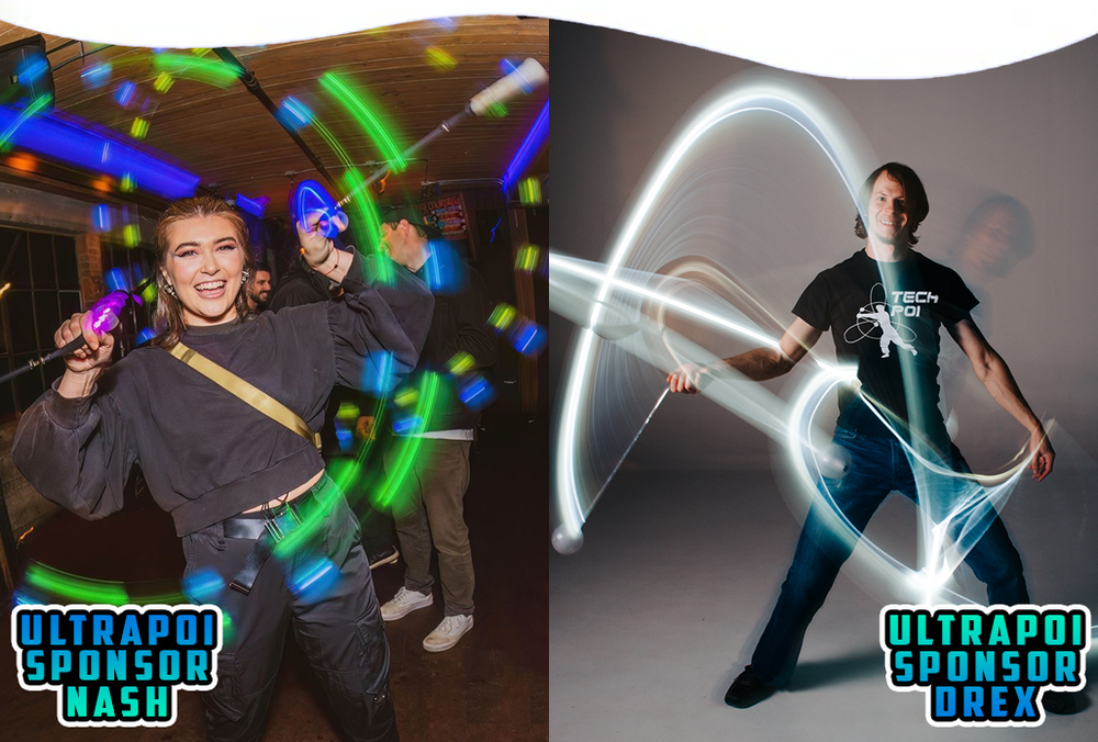 Buy LED Poi Balls, Glow Poi, Flow Poi & Light Up Poi | UltraPoi