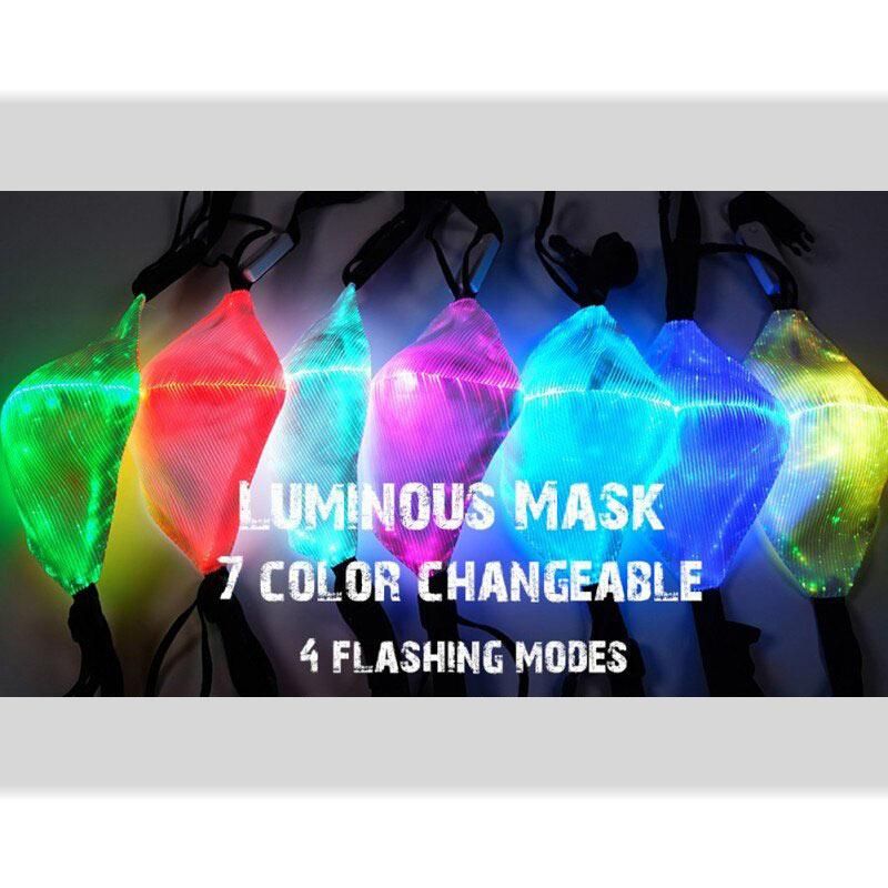 Ultra LED Light Up Face Mask | Breathable Face Covering - UltraPoi