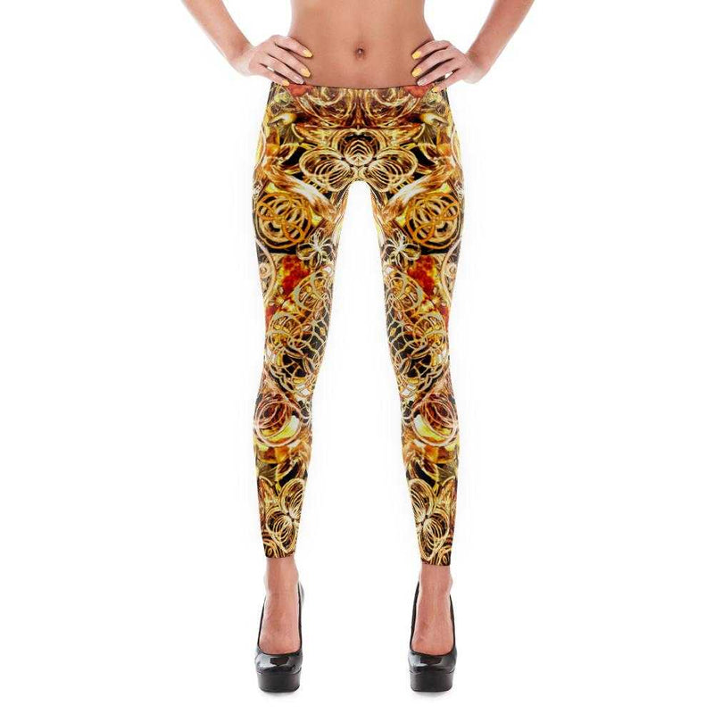 Kaleidoscope Leggings | Colorful Yoga Pants | UltraPoi